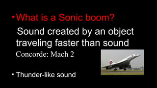 Sonic booms kaouri-2015 | PPT