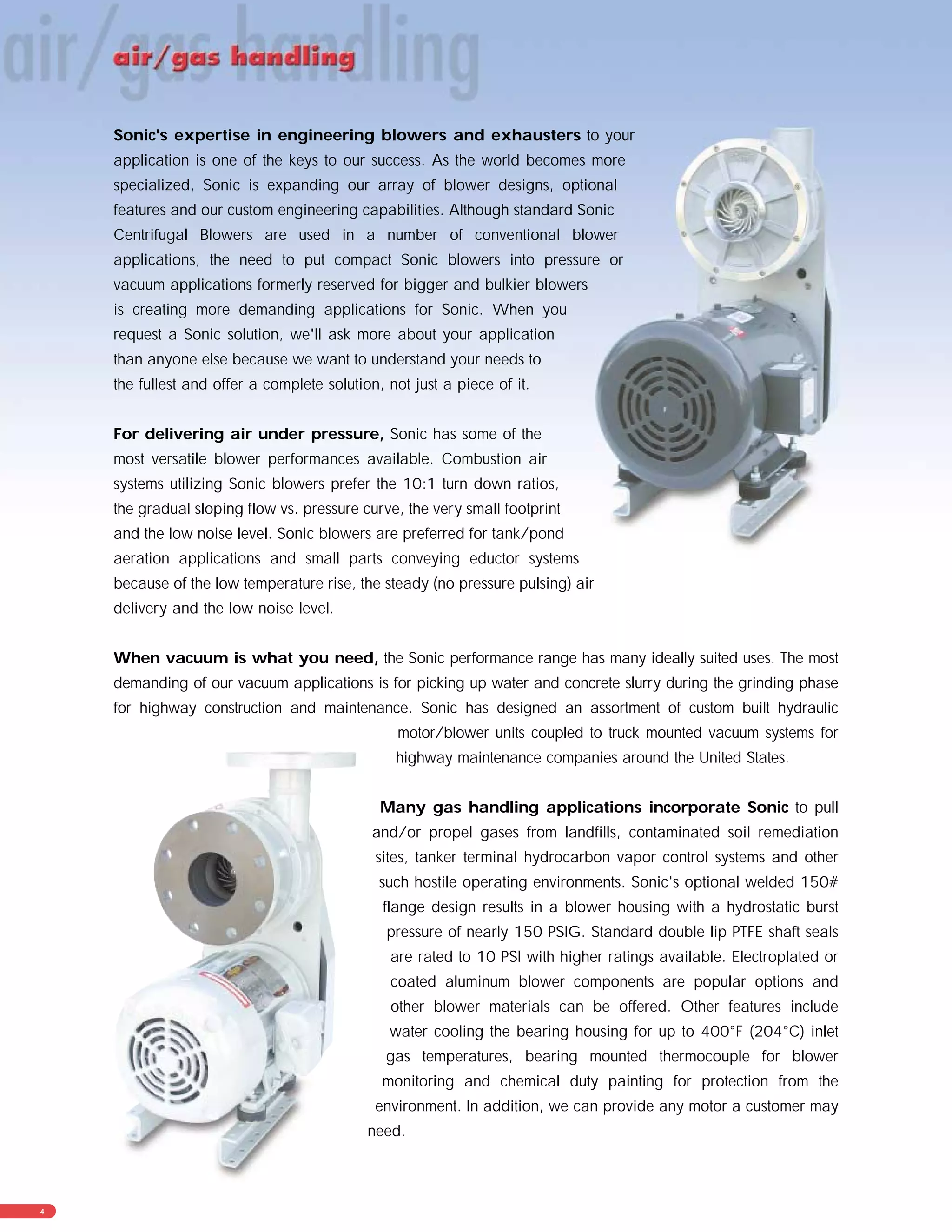 Sonic Air Systems Overview | PDF