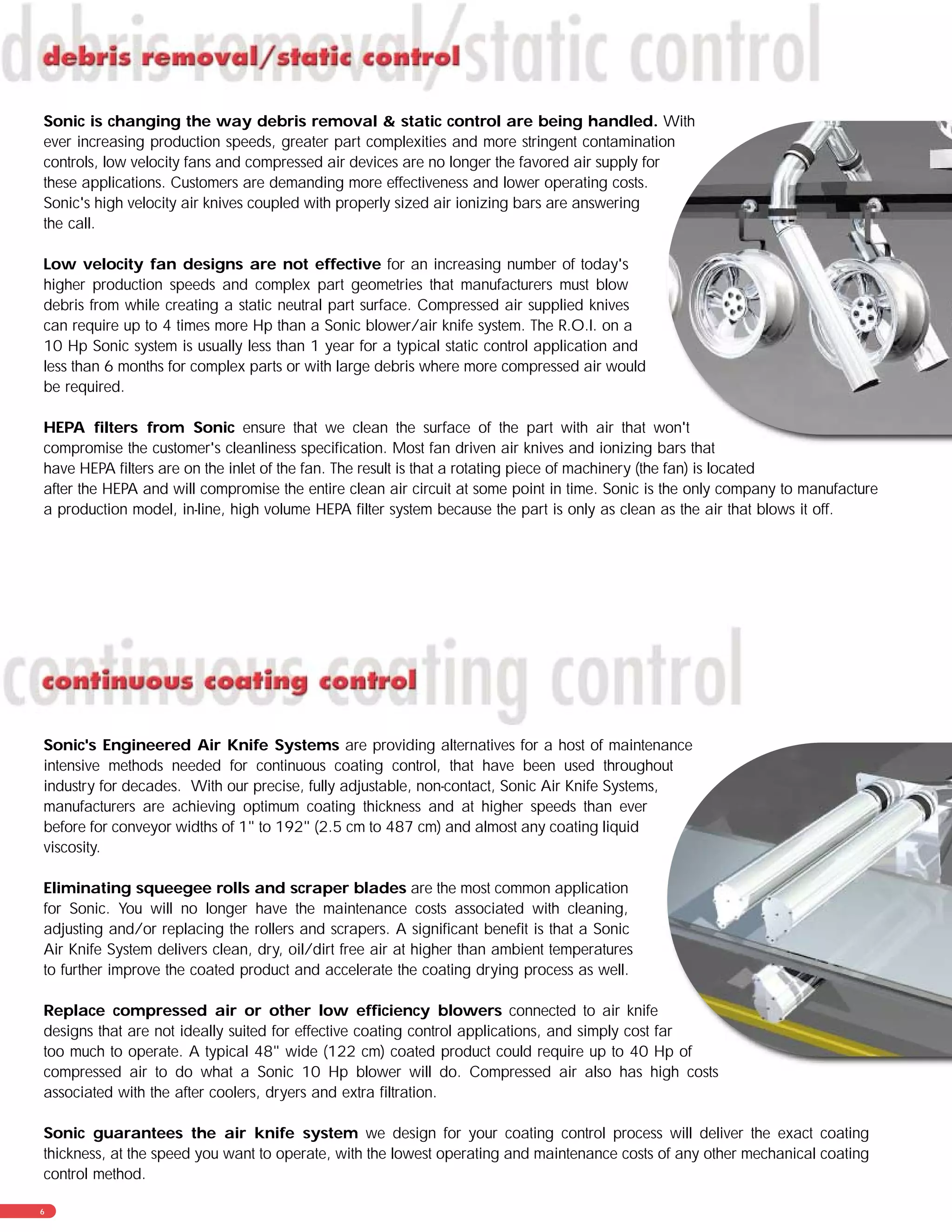 Sonic Air Systems Overview | PDF