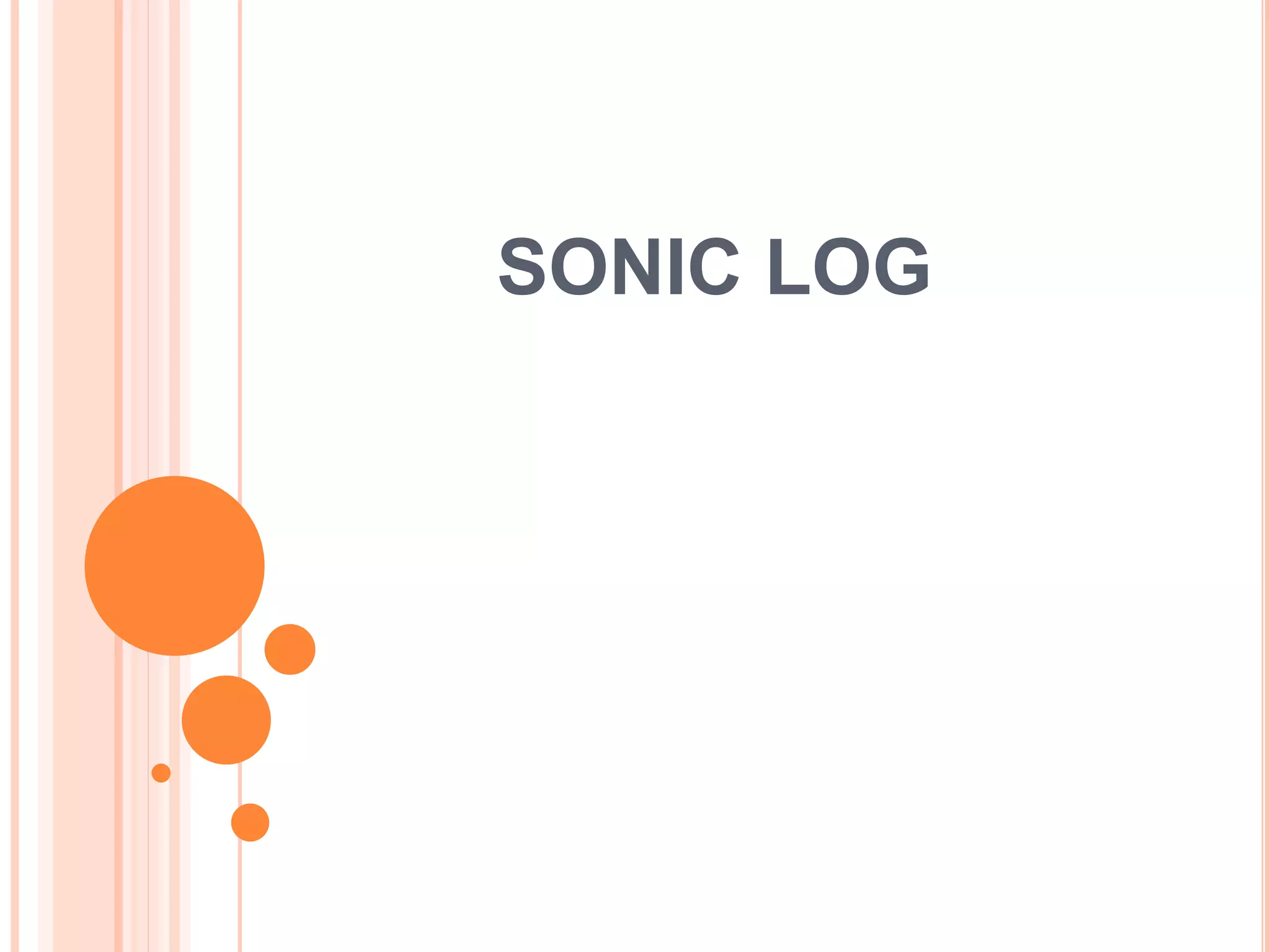 Sonic Log | PPTX