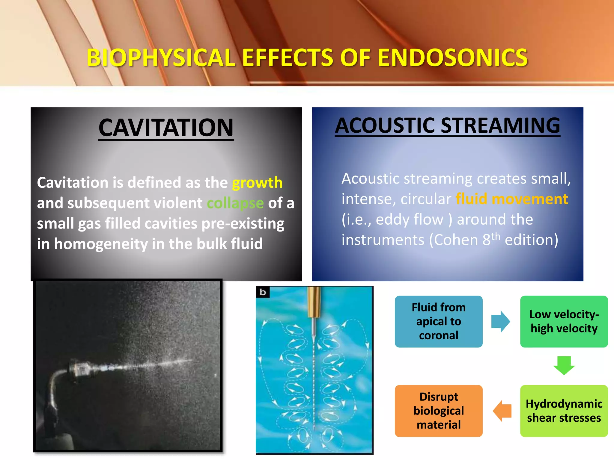 Sonics and ultrasonics in endodontics | PPT