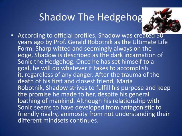 Sonic The Hedgehog | PPT