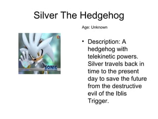 Evil Silver The Hedgehog