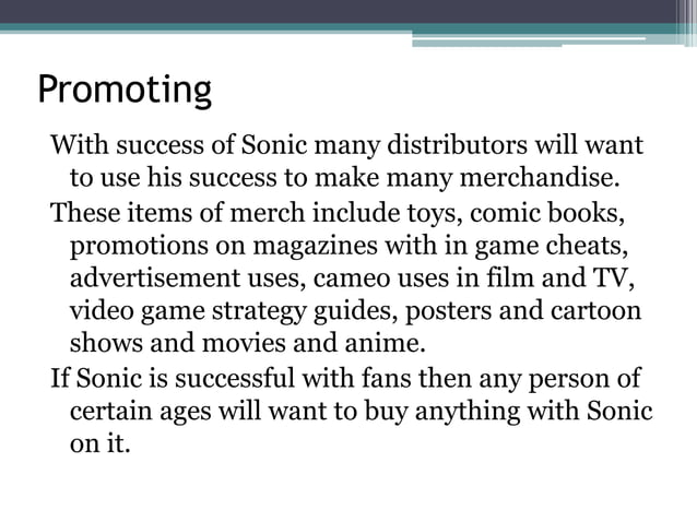 Sonic the hedgehog c&c | PPT