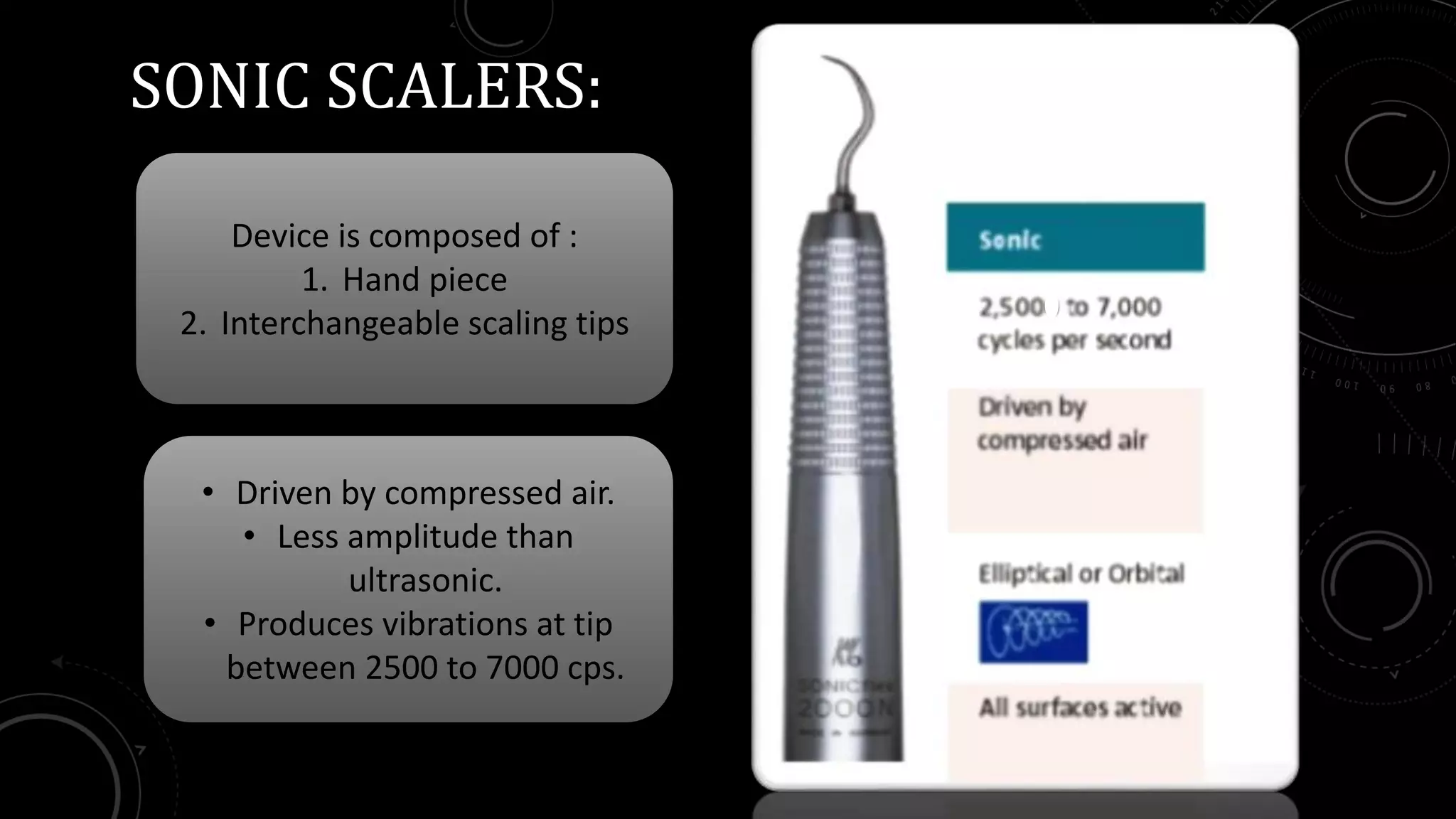 Sonic & ultrasonic instruments | PPTX