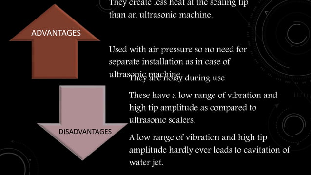 Sonic & ultrasonic instruments | PPTX | Dental Health | Diseases and ...