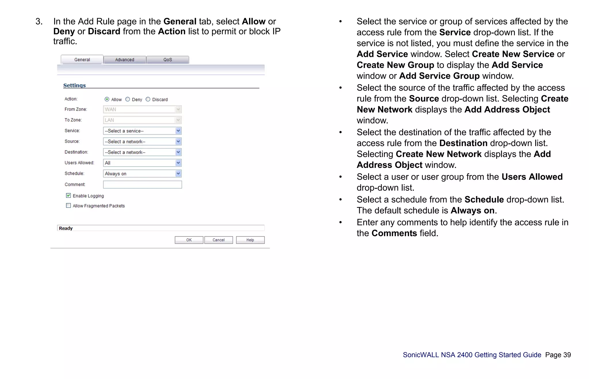 SonicWall NSA 2400 Getting Started Guide | PDF