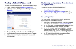 SonicWall NSA 2400 Getting Started Guide | PDF