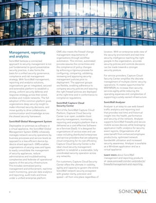 Sonic Wall Product Line Brochure | PDF | Internet | Computing