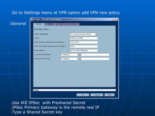 SonicWall VPN Configuration | PPT