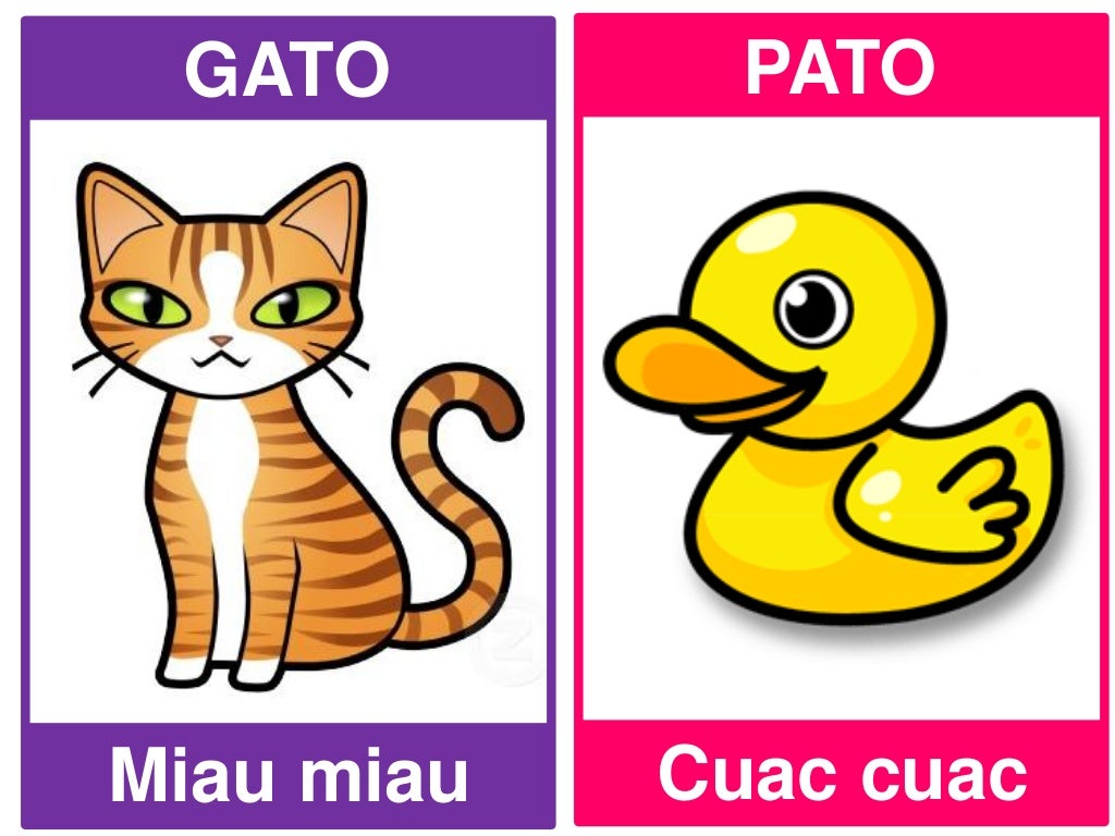 Sonido Onomatopéyicos de los animales