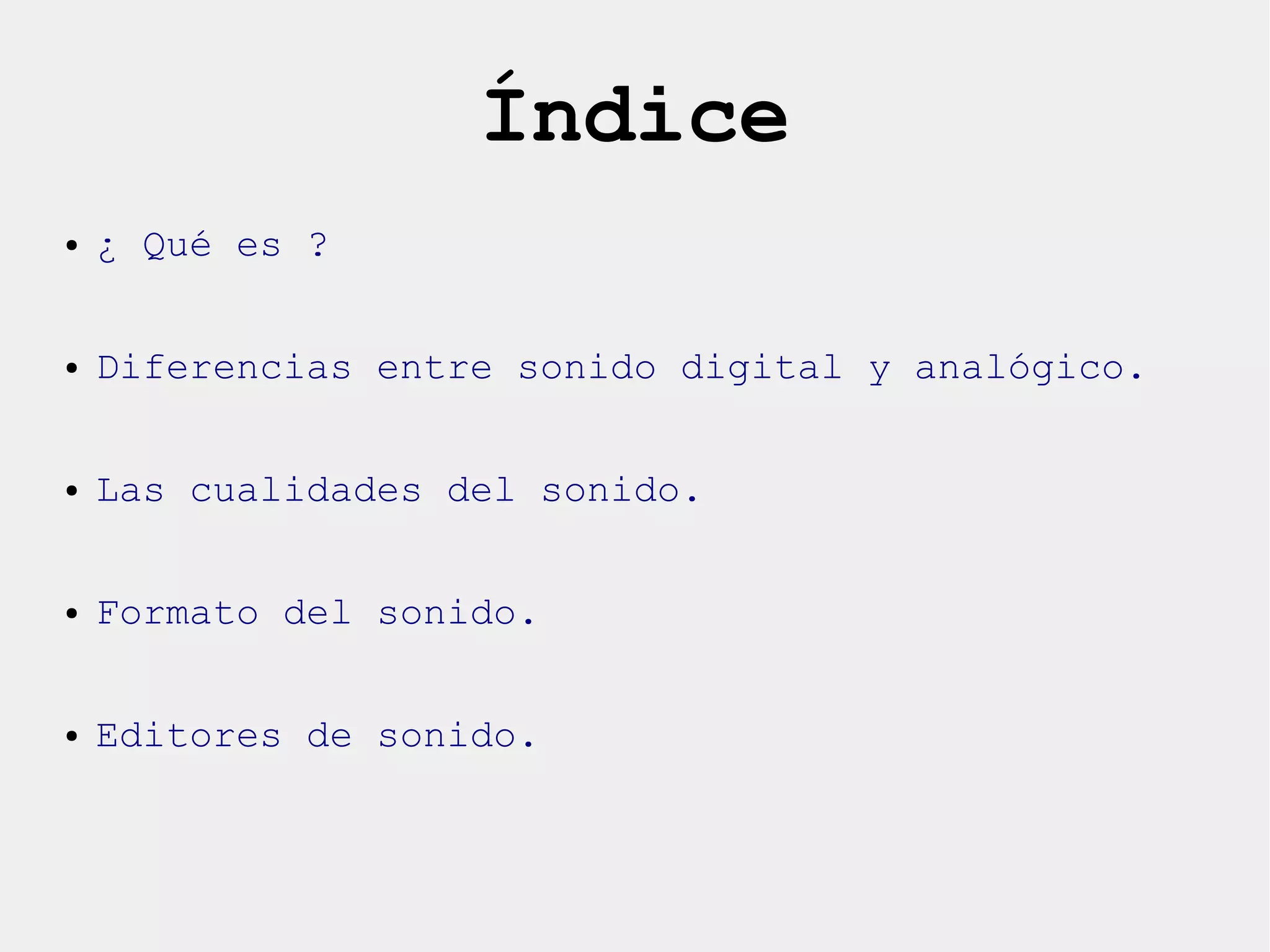 Sonido digital | ODP