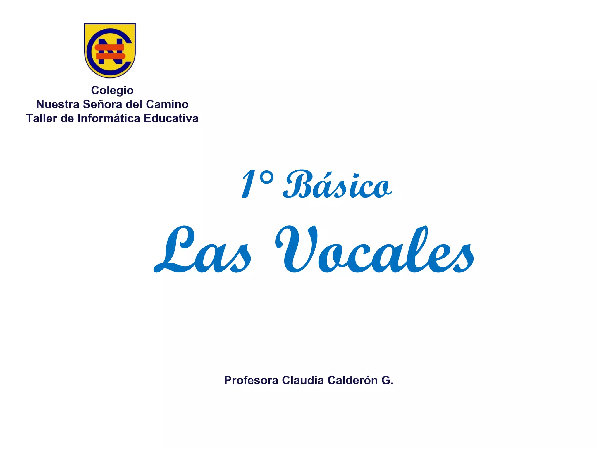 Sonido Inicial Vocales | PPT