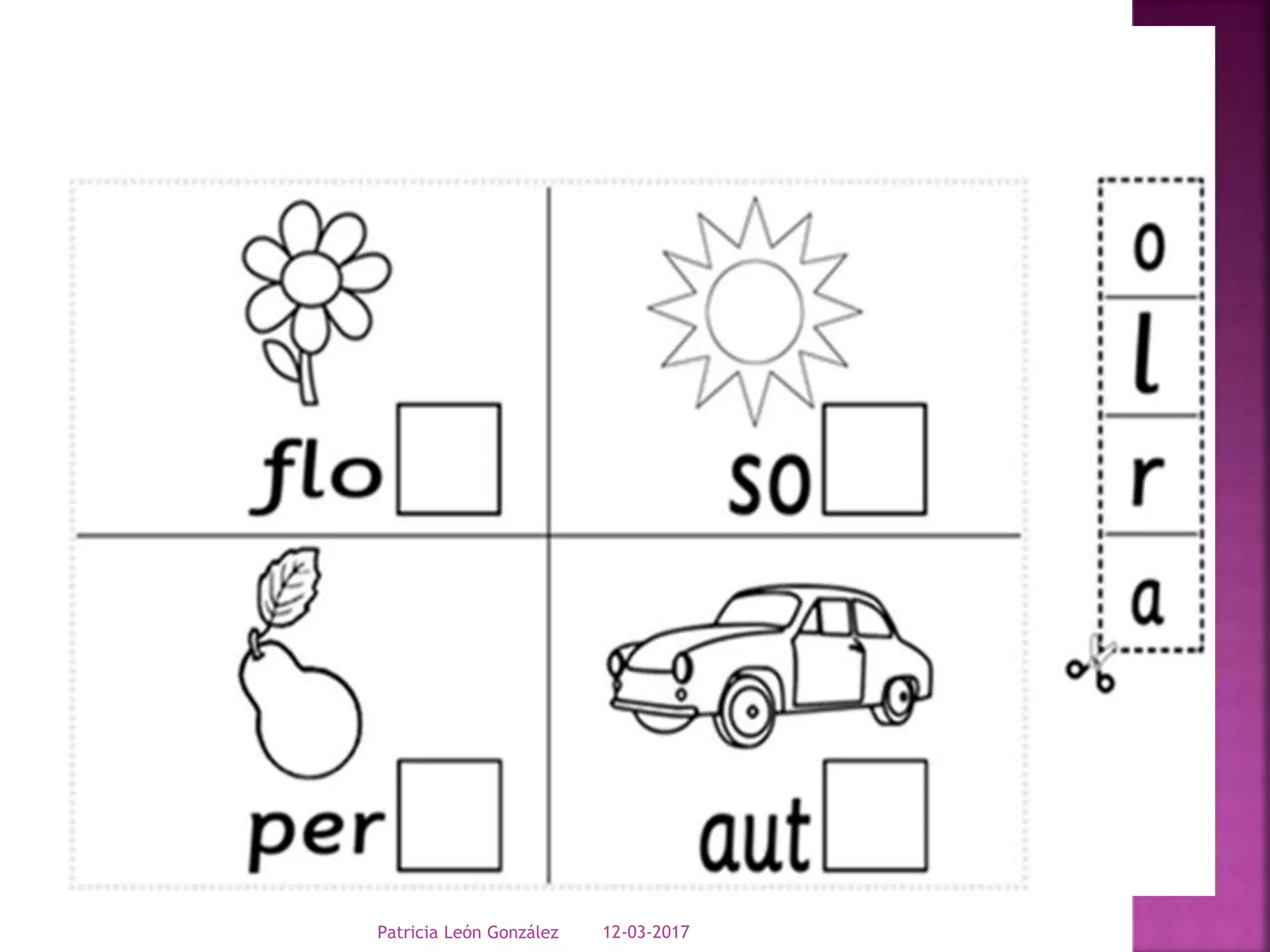 Sonidos iniciales y finales Primero Básico | PPTX