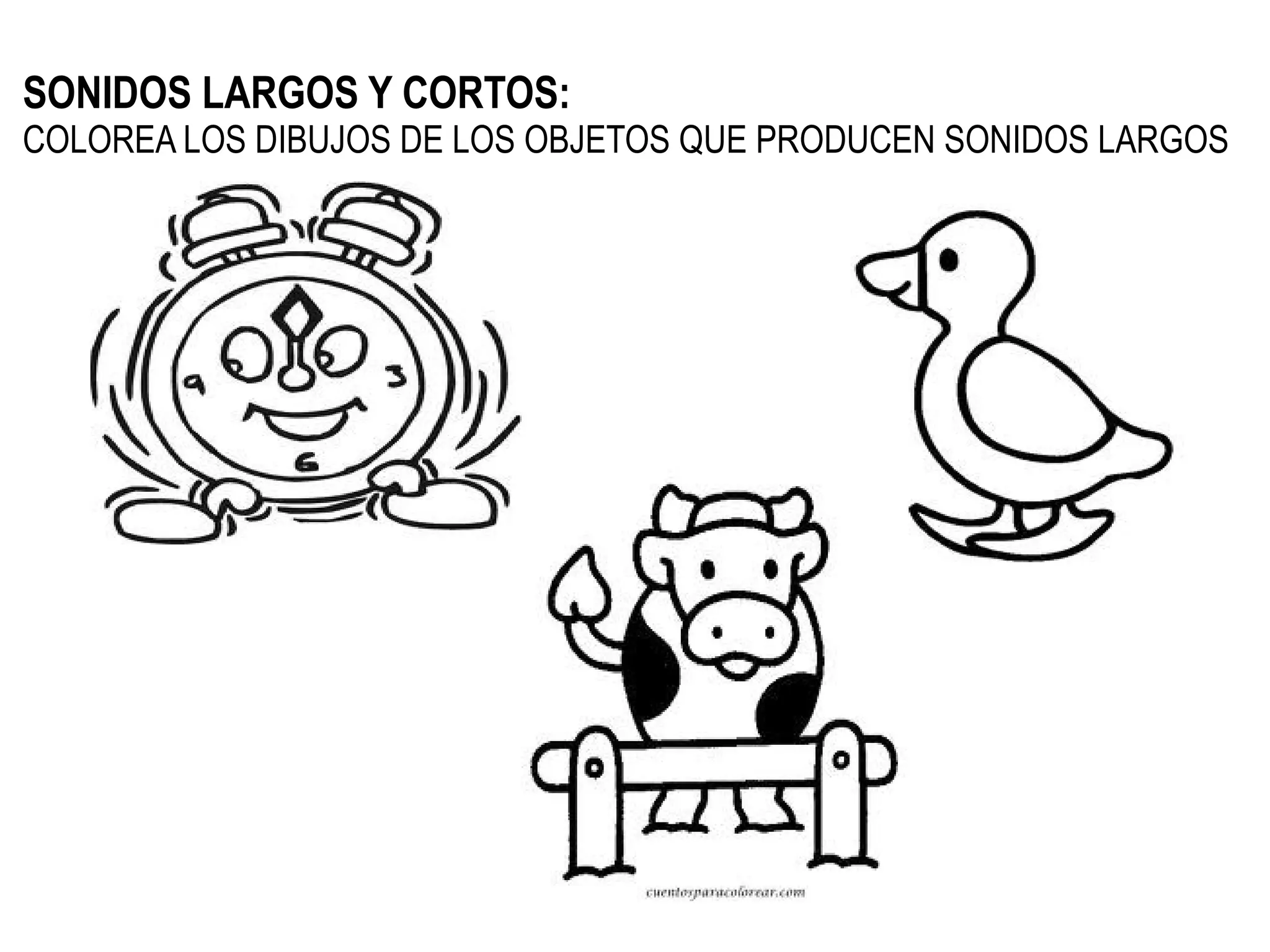 Sonidos largos y cortos | ODP