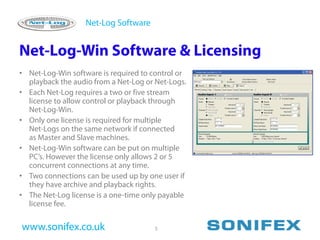 Sonifex netlog-dscribe-products | PDF | Digital Audio | Computer Software and Applications