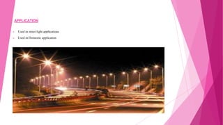 AUTOMATIC STREET LIGHT PRESENTATION | PPTX