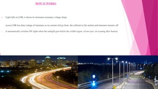 AUTOMATIC STREET LIGHT PRESENTATION | PPTX