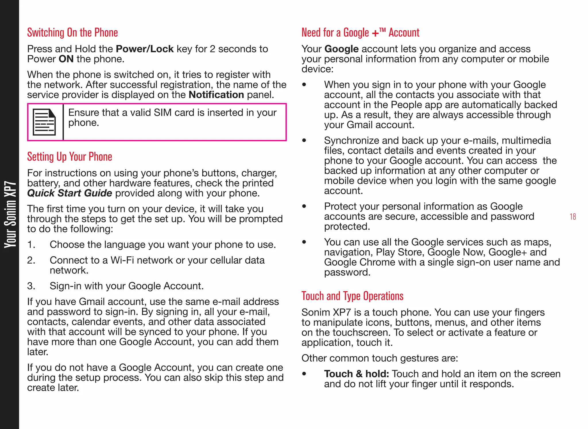 Sonim XP7 Manual / User Guide | PPT