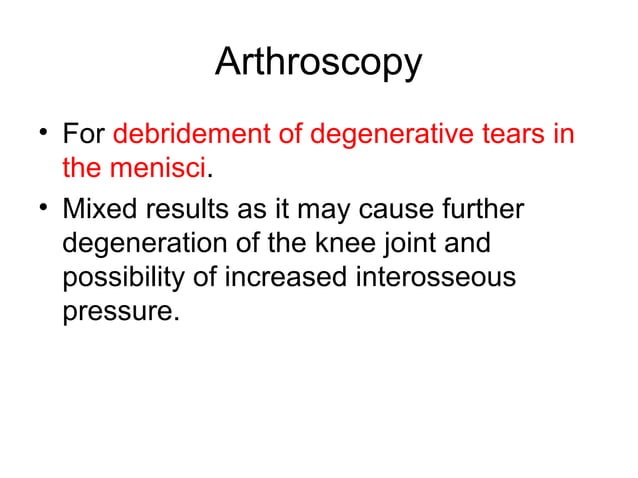 Spontaneous OsteoNecrosis of Knee (SONK) | PPT