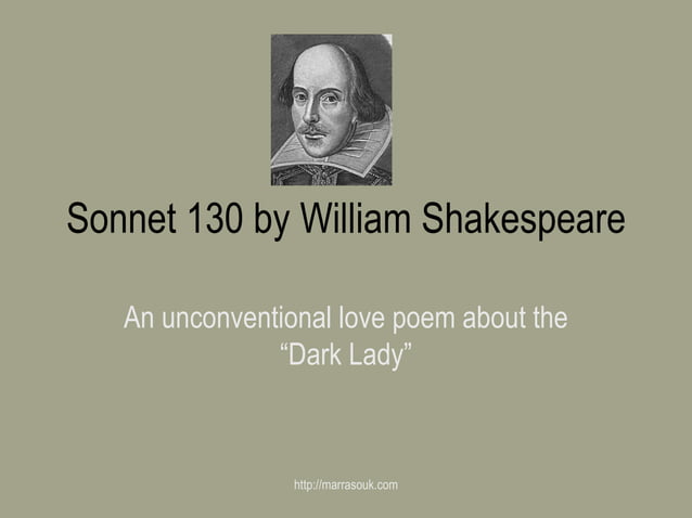Sonnet 130-lesson | PPT | Perfume and Fragrance | Beauty