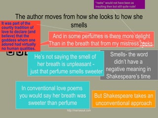 Sonnet 130-lesson | PPT