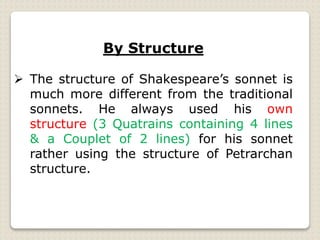 Sonnet 130 is conflicting with tradition | PPTX