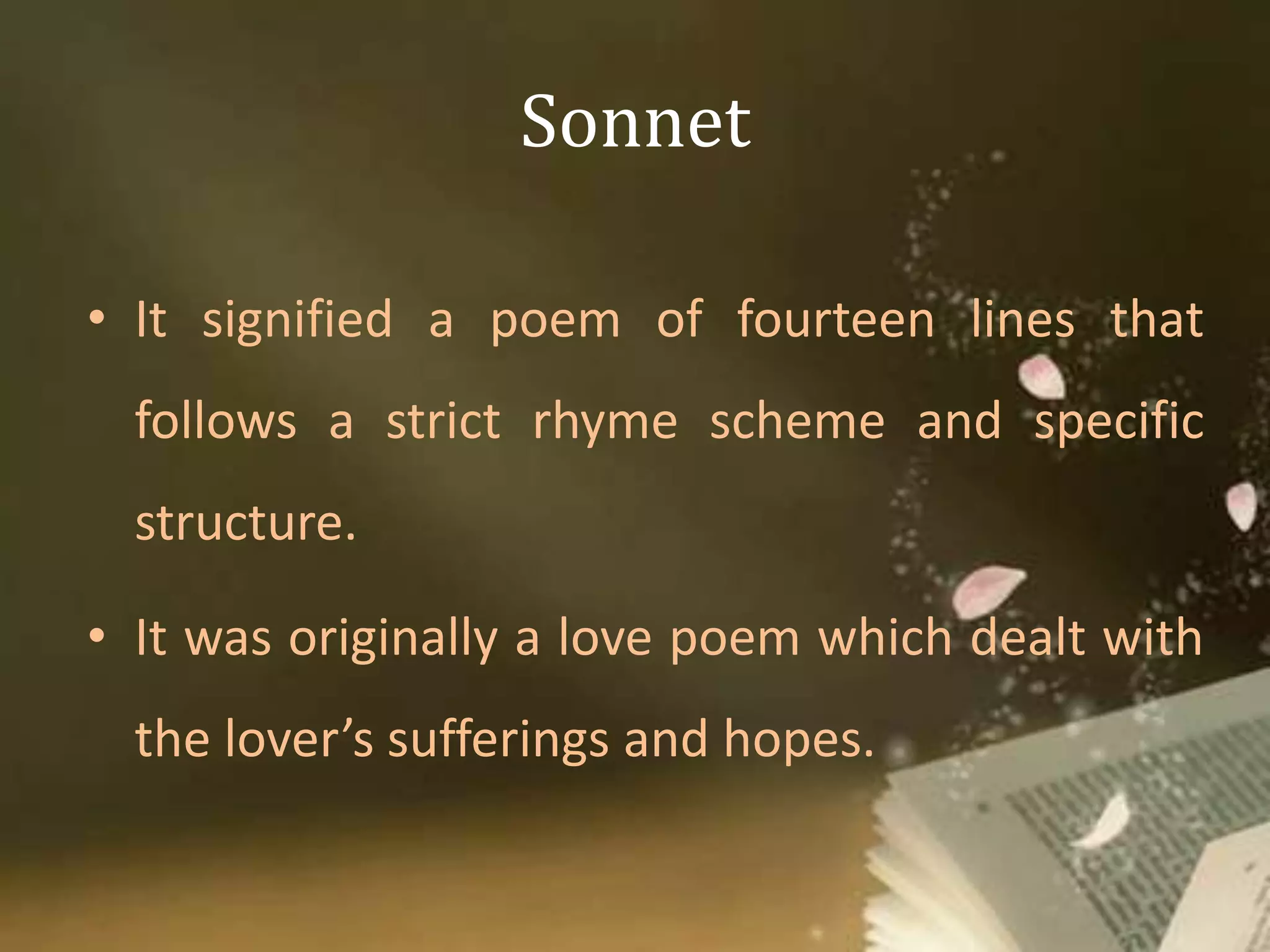 Sonnet 1 | PPTX
