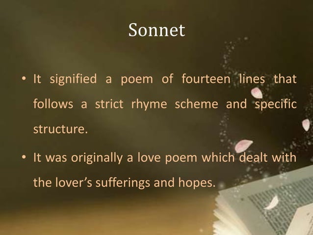 Sonnet 1 | PPTX