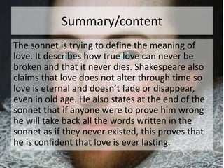William Shakespeare Sonnet 116
