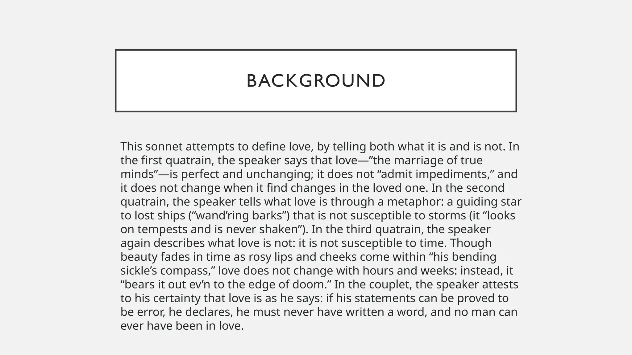 William shakespeare's- sonnet - 116-pptx | PPTX