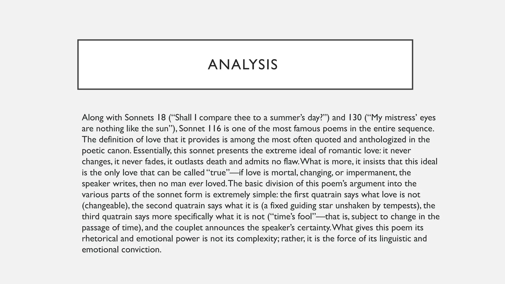 William shakespeare's- sonnet - 116-pptx | PPTX