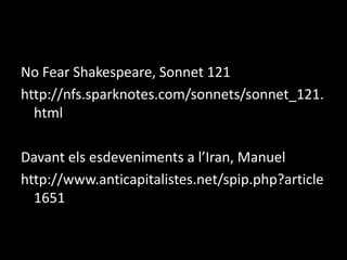 Sonnet 121 | PPTX