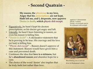 Sonnet 147 Analysis | PPTX