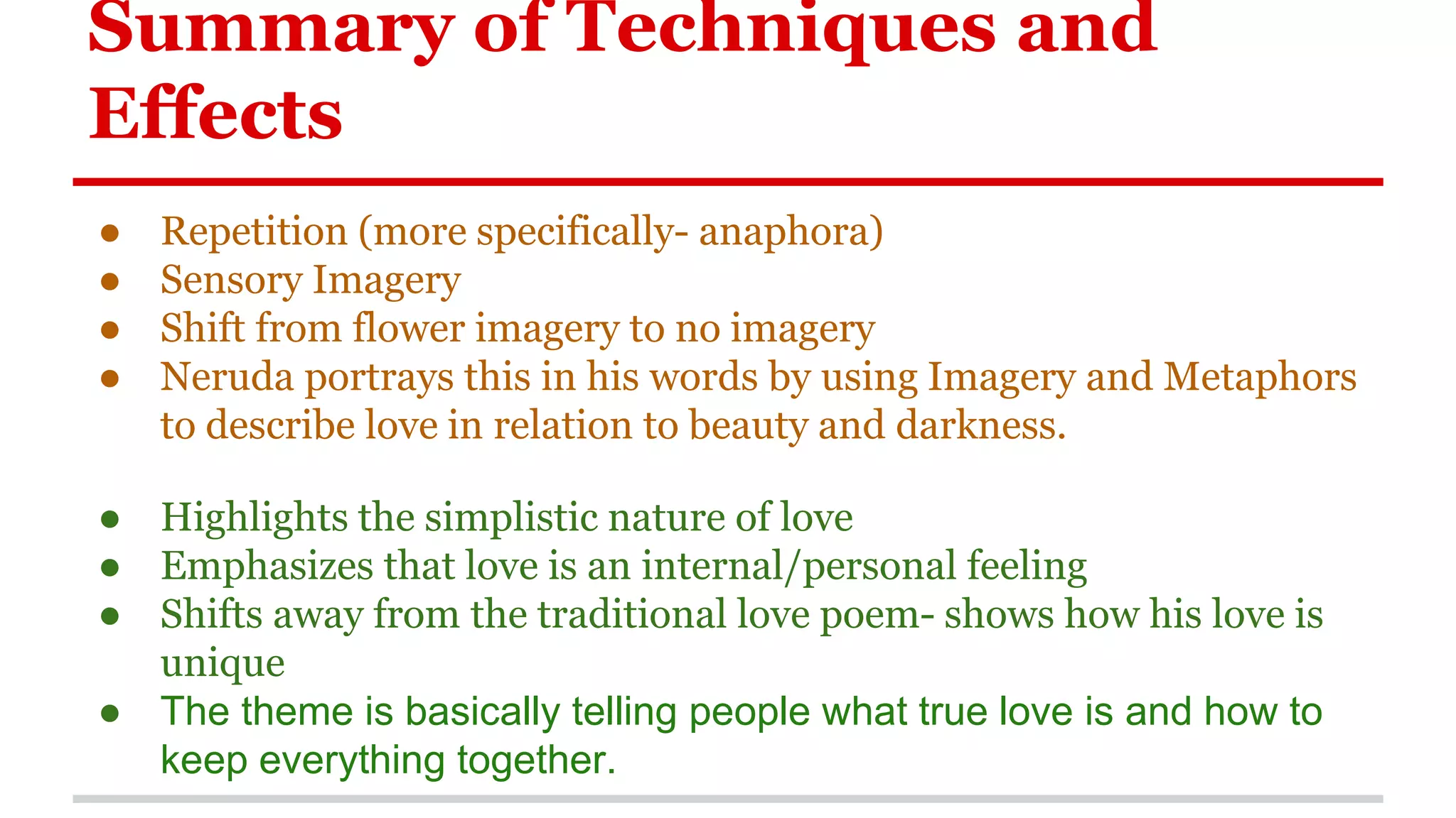 Sonnet 17 pablo neruda | PPTX