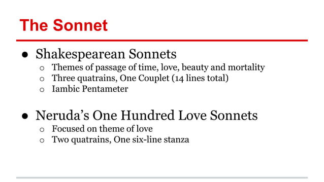 Sonnet 17 pablo neruda | PPTX | Poetry | Books and Literature