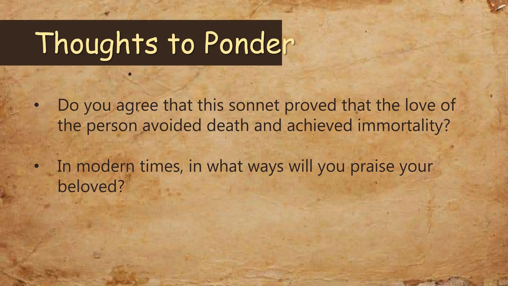 Sonnet 18 by William Shakespeare author story | PPTX
