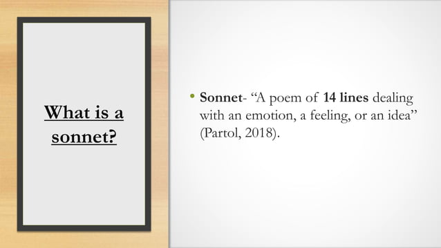 Sonnet 18 Presentation.pptx | Poetry | Books and Literature