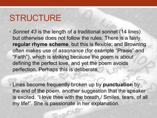 Sonnet 43 Explanation