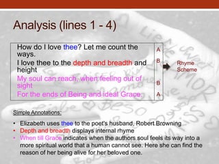 Sonnet 43 Explanation