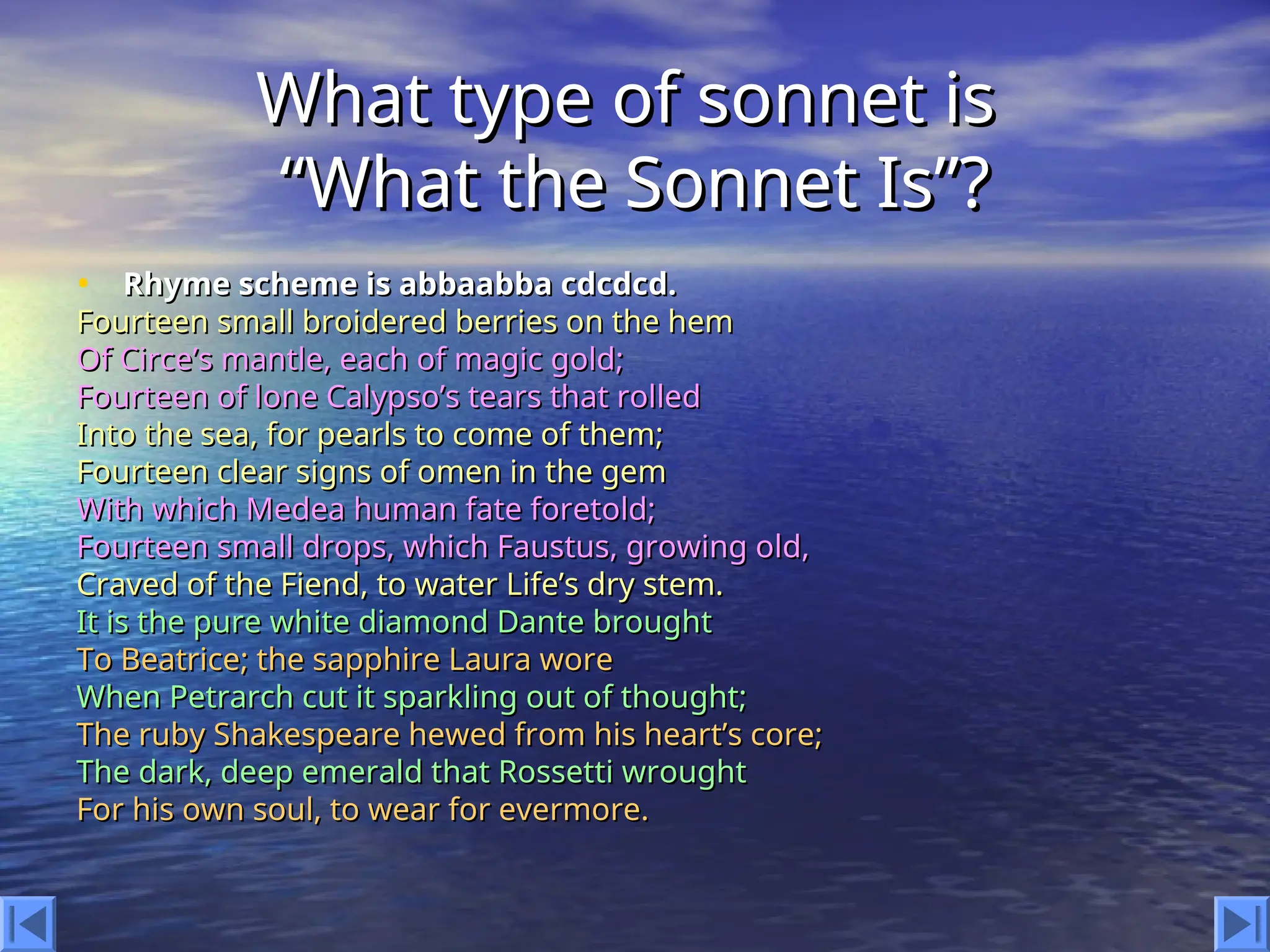sonnet_powerpoint.ppt..sonnet_powerpoint.ppt.. | PPT