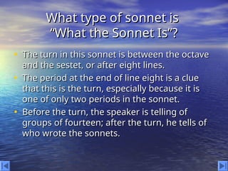 sonnet_powerpoint.ppt..sonnet_powerpoint.ppt.. | PPT