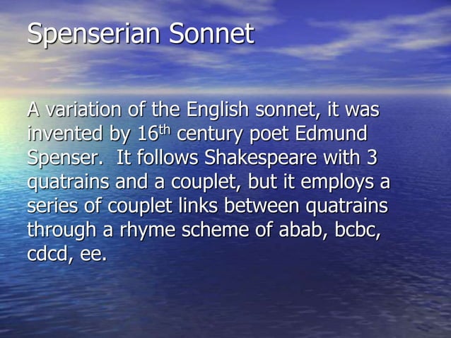 What is a Sonnet? | PPT