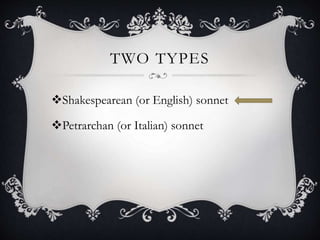 Shakespeare Sonnets | PPTX | Poetry | Books and Literature