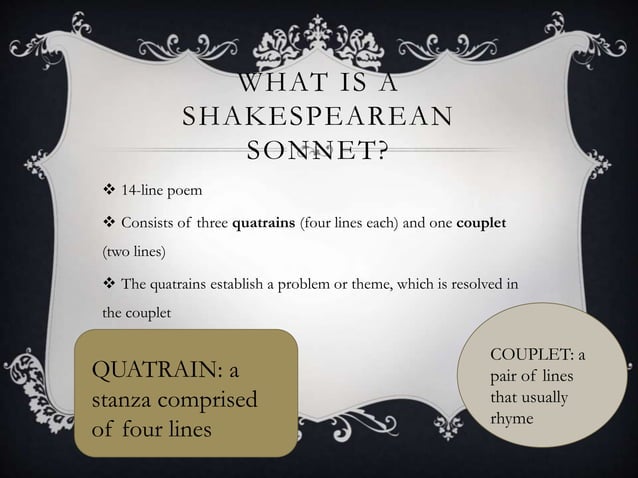 Shakespeare Sonnets | PPT