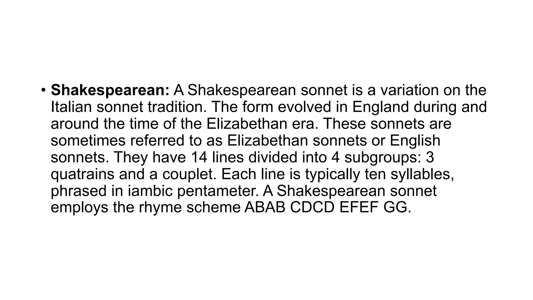 Sonnet & types- Meter & types with examples.pptx