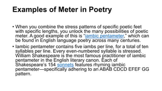 Sonnet & types- Meter & types with examples.pptx