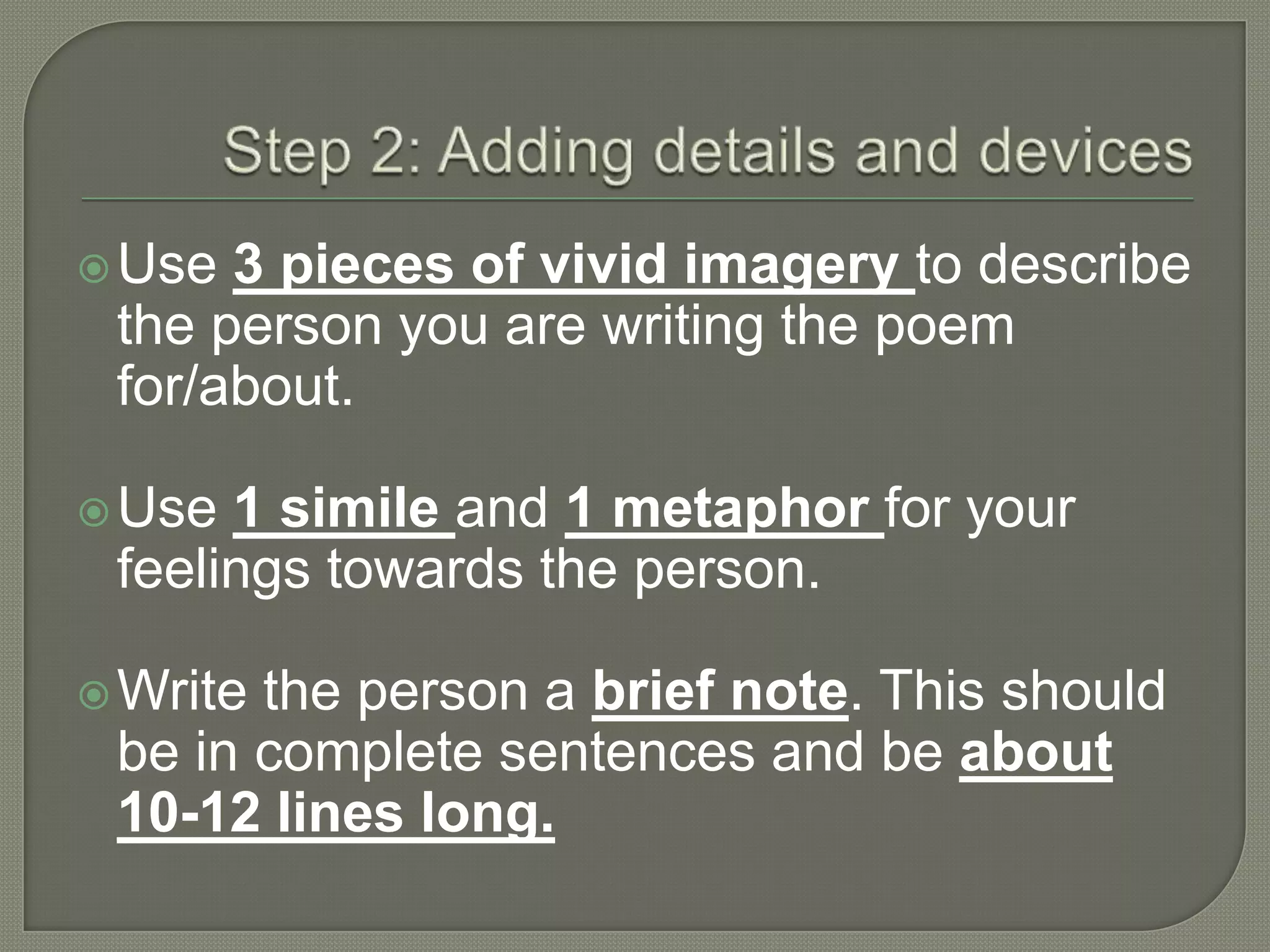 Sonnet writing project | PPTX