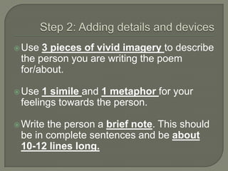 Sonnet writing project | PPTX