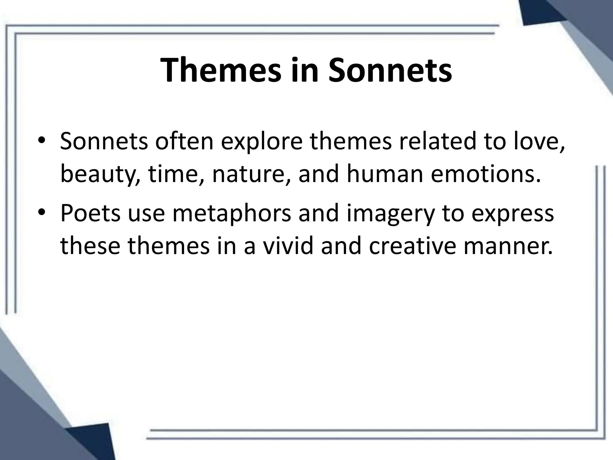 Introduction to sonnet, history, types.pptx
